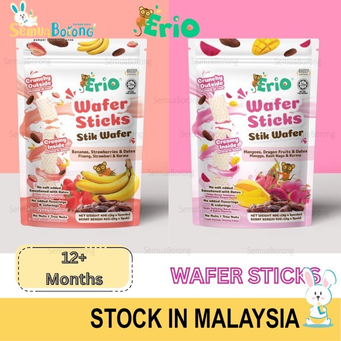 Erio Wafer Sticks Biskut Snek Bayi Waffle Snack Baby Food Snack Makanan ...