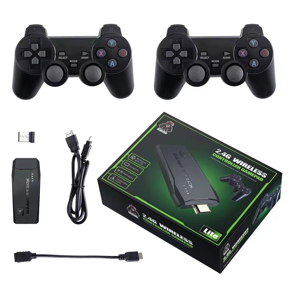 M8 game machine Y3 U Bao 2.4g wireless PS1 TV game machine HDMI HD 4K ...