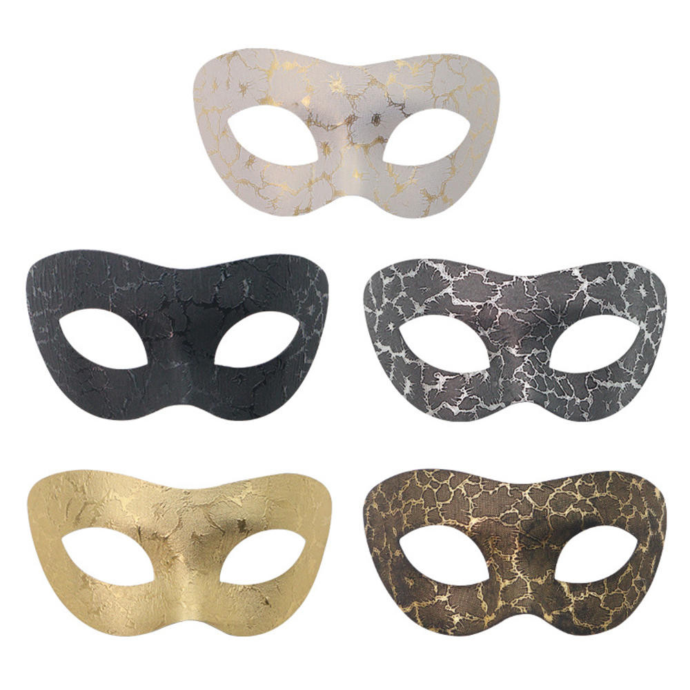 Masquerade Mask, Multicolored Party Half Face Mask with Strap, Vintage ...