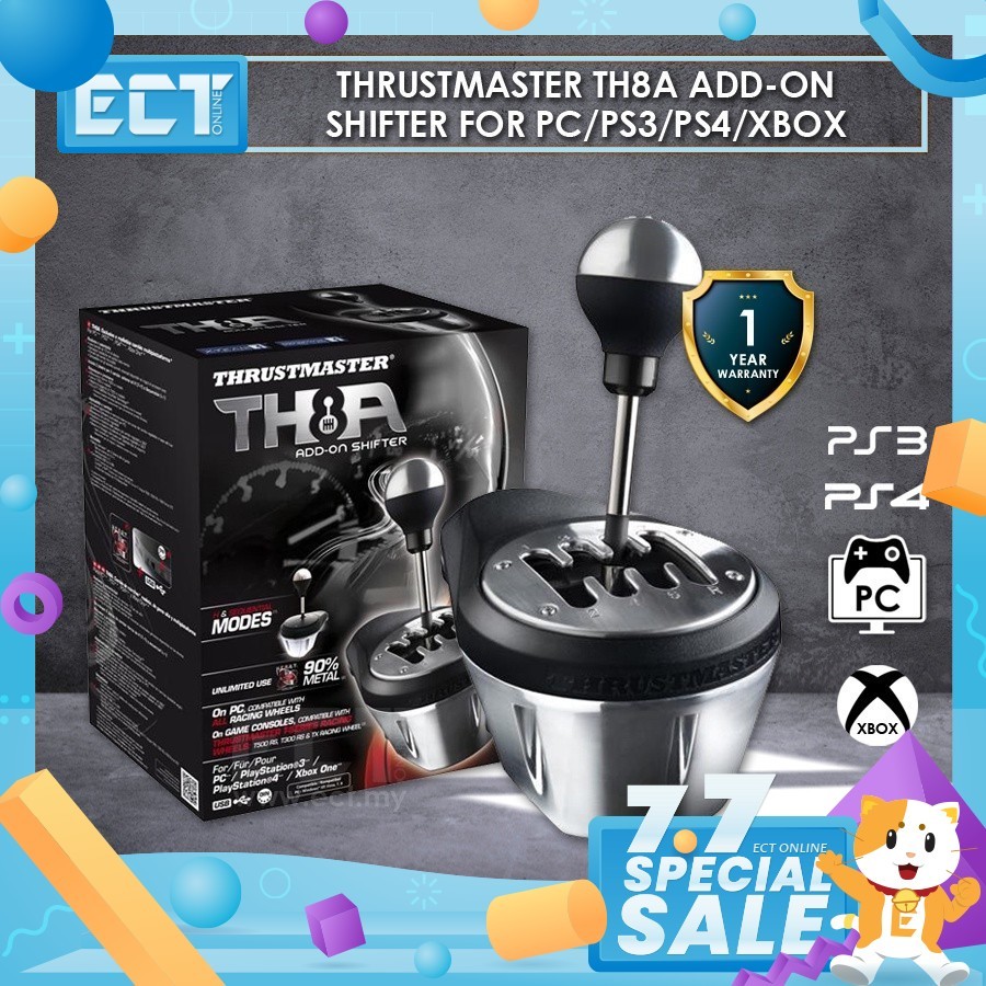 Thrustmaster TH8A Add-On Shifter Racing Gear (PC, PS3,PS4,XBox One) - 4060059 | Shopee Malaysia