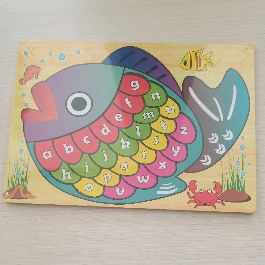 Fish alphabet puzzle | Shopee Malaysia