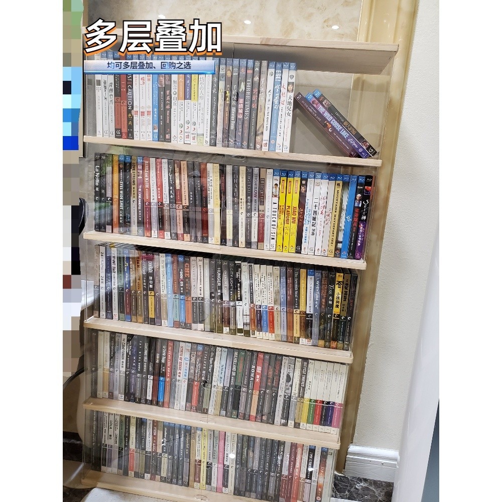 Anti-dust Solid Wood CD Storage Rack PS4 Game Disc Rack Desktop CD Rack ...