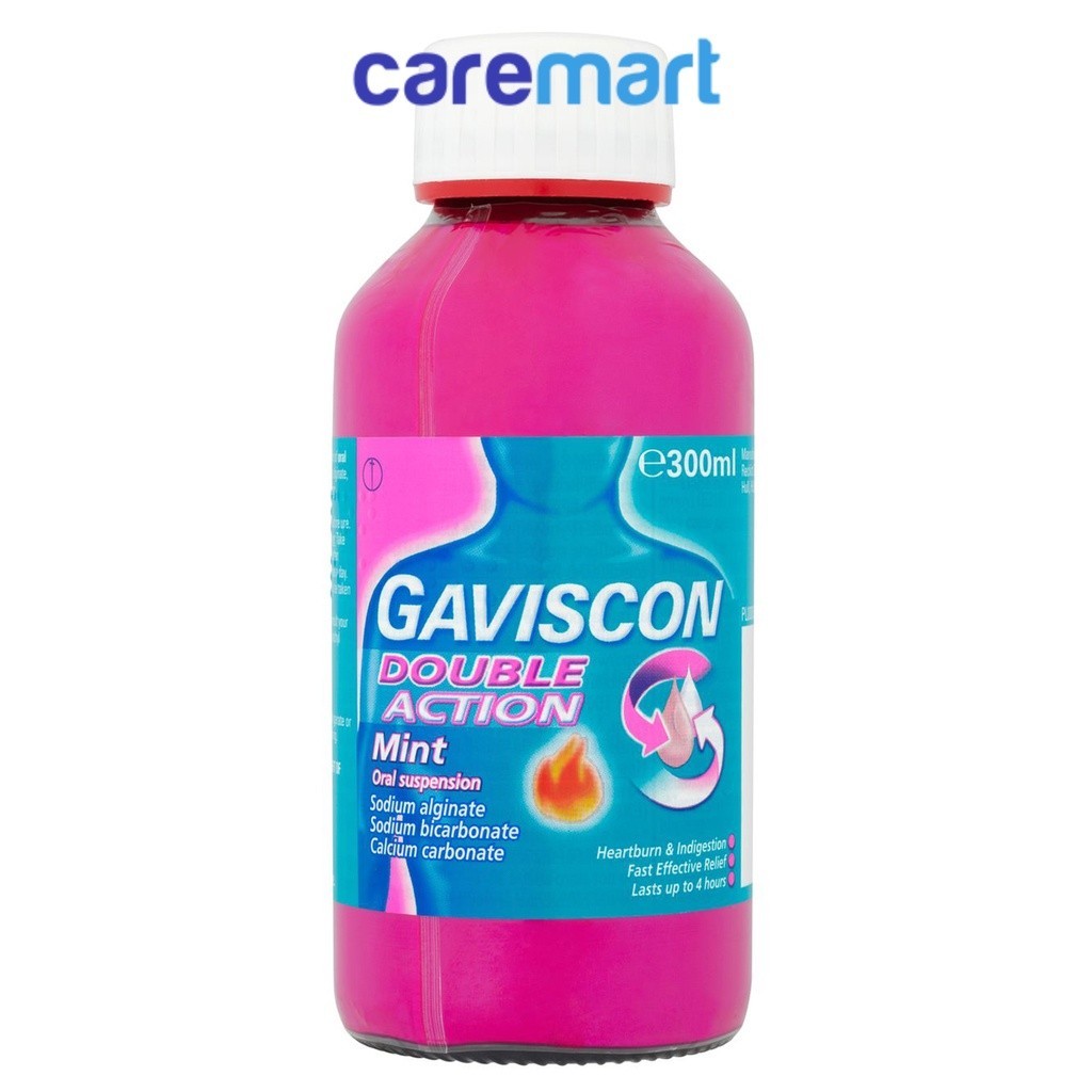 GAVISCON DOUBLE ACTION LIQUID 300ML (EXP:05/2026) | Shopee Malaysia