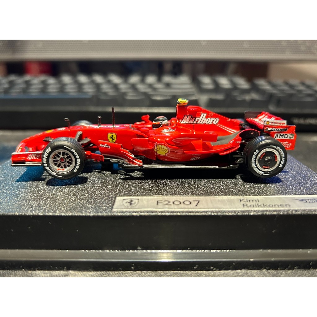 [Ready Stock] Hot Wheels 1/43 Ferrari F2007 Laconing 2007 Saiji Marlboro Cigarette Label Coating ...