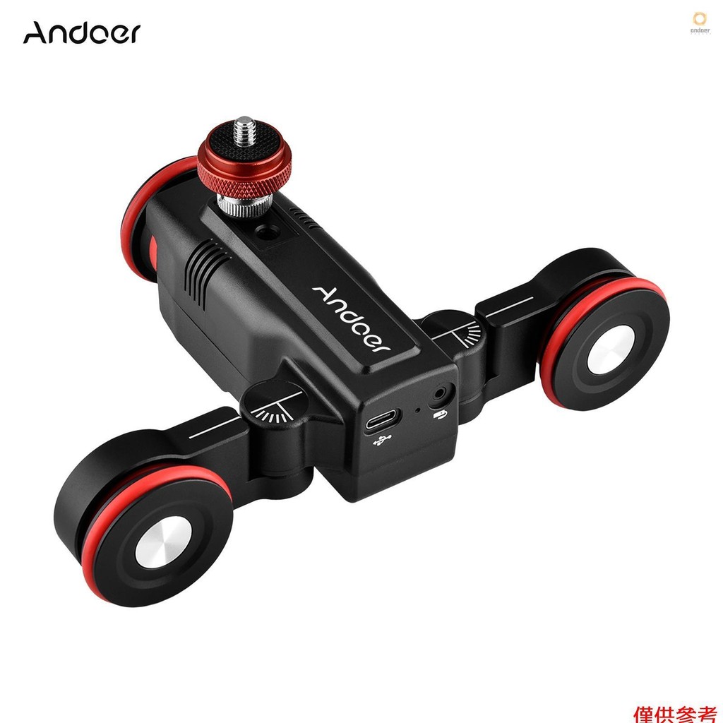 Andoer L5i Pro Wireless Camera Video Auto Dolly 3-Wheels Motorized ...