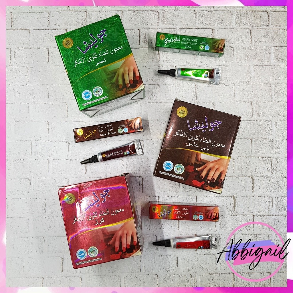 Halal Nail Boyfriend Golecha Henna / BPOM Arabic Nail Boyfriend ...