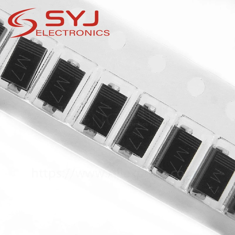 100pcs/lot DIODE M7 1N4007 SMA SMD 1A 1000V IN4007 Rectifier Diode In Stock | Shopee Malaysia