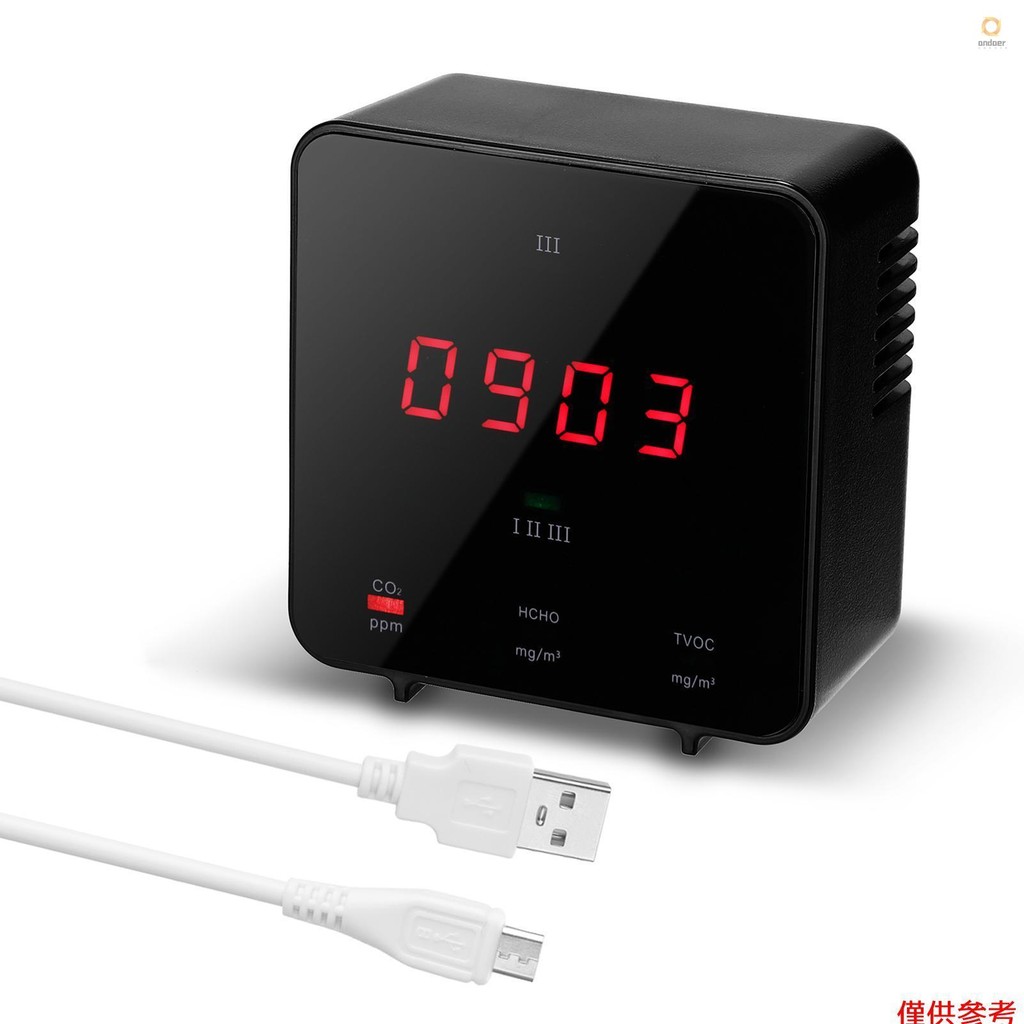 Multifunctional Air Quality Detector Formaldehyde HCHO Detector Carbon ...
