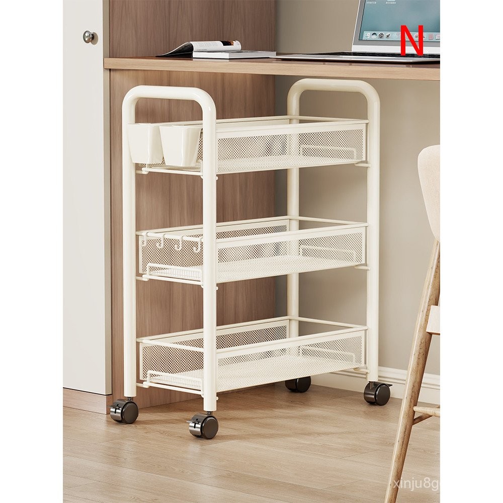 Dormitory Trolley Rack Dormitory Under Desk Small Bookshelf Removable ...