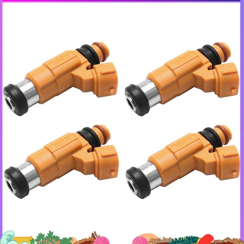4PCS Yellow Fuel Injector CDH-275 MD319792 for Marine for Yamaha ...