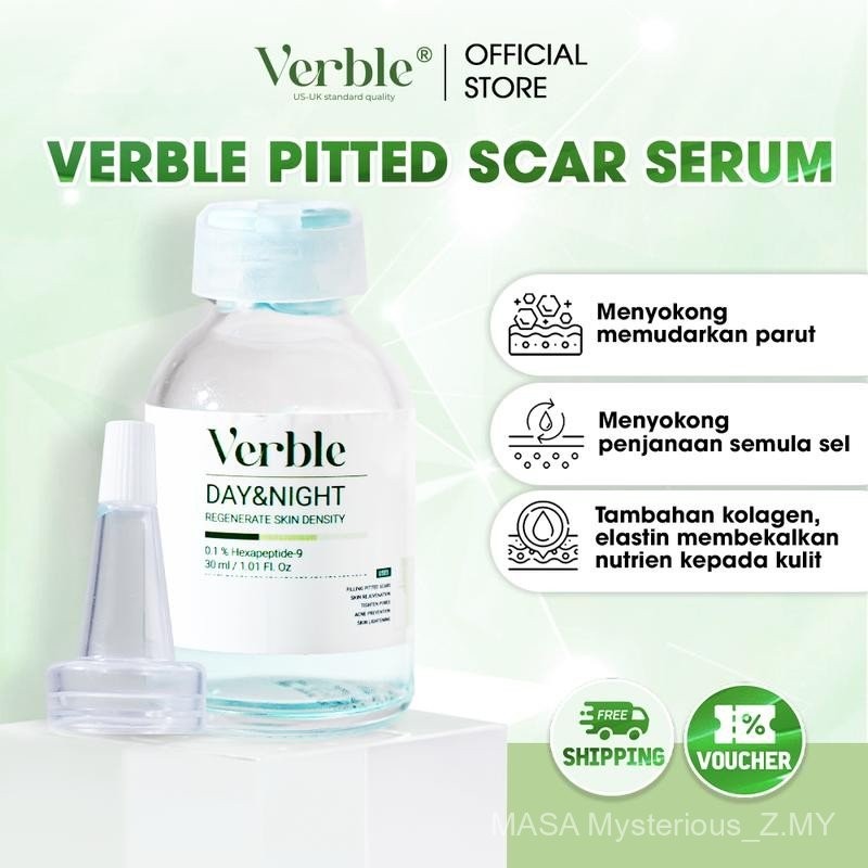Pitted Scar Serum - Supports Scar Fading, Skin Brightening - Verble ...