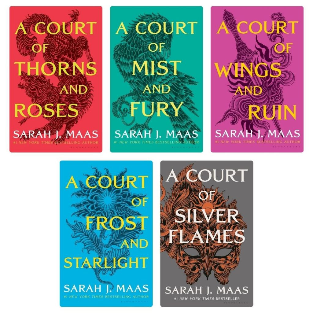 (Set) 🎧📚 A Court of Thorns and Roses Series by Sarah J. Maas (5 Books ...
