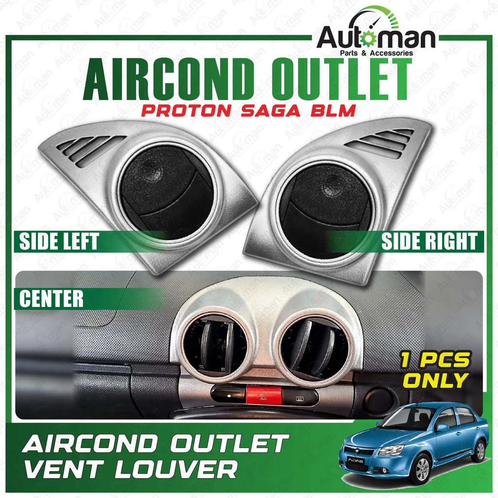 Proton Saga BLM Air Cond Conditional Outlet Vent Louver Silver | Shopee ...
