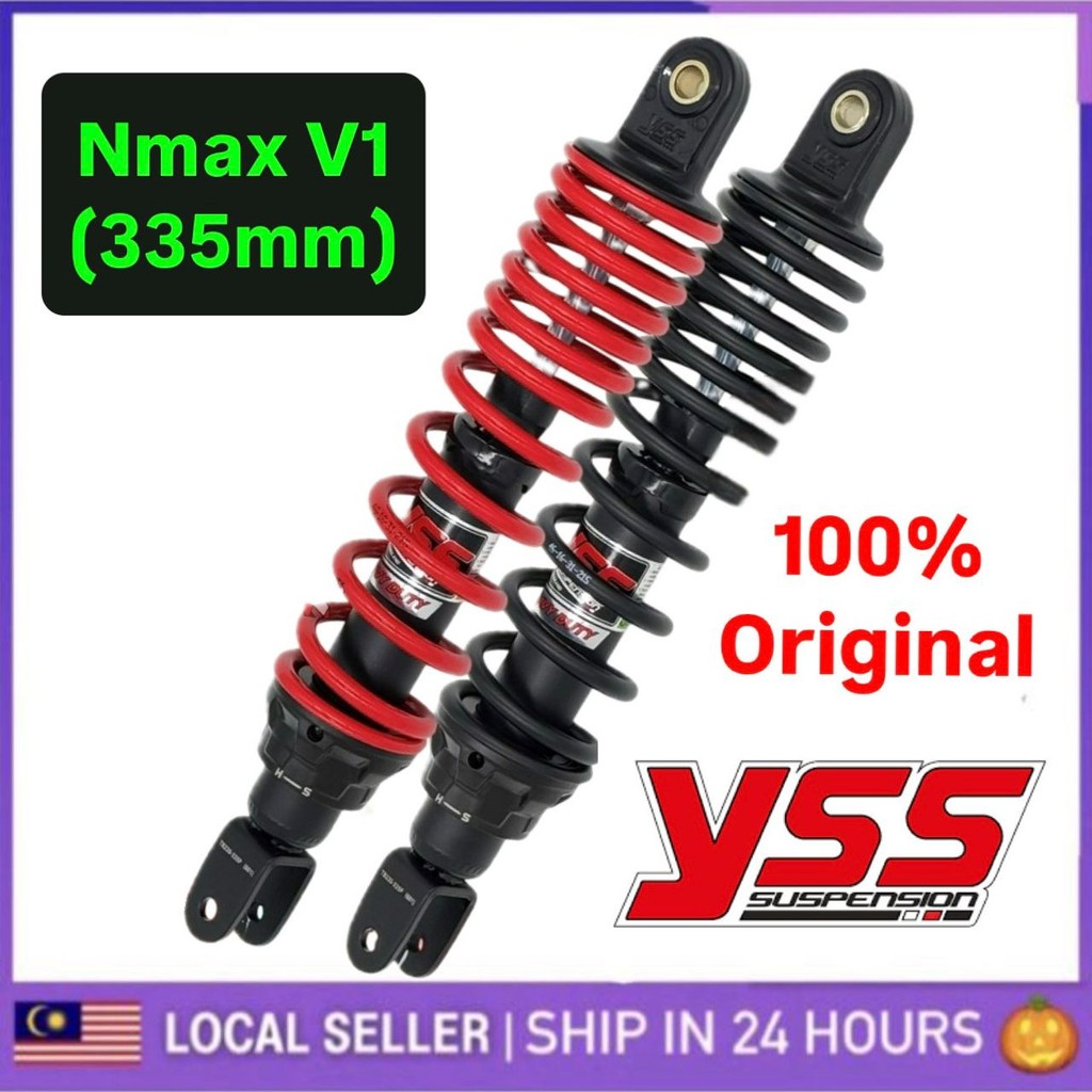 YSS NMAX V1 (335MM) DTG Gas MONOSHOCK V1 Heavy Duty Adjustable absorber ...