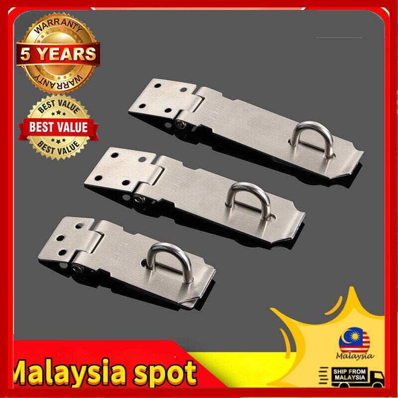 【𝗥𝗘𝗔𝗗𝗬 𝗦𝗧𝗢𝗖𝗞】304 door lock buckle Stainless Steel HaspStaple for Safety ...