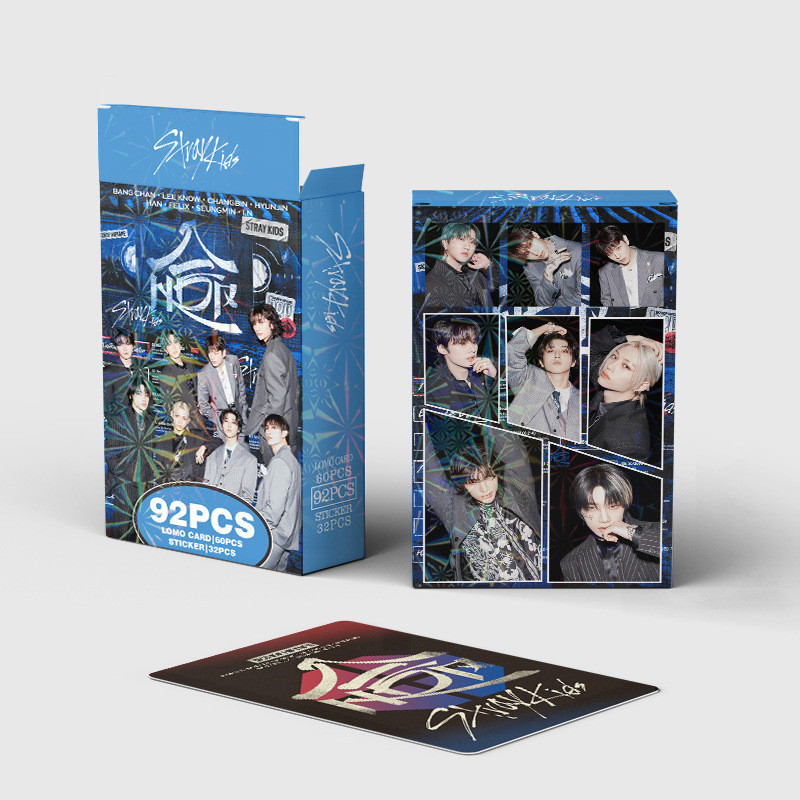 92-96pcs STRAY KIDS SKZ HOP Lomo Cards GIANT JJAM ATE Lose My Breath ...