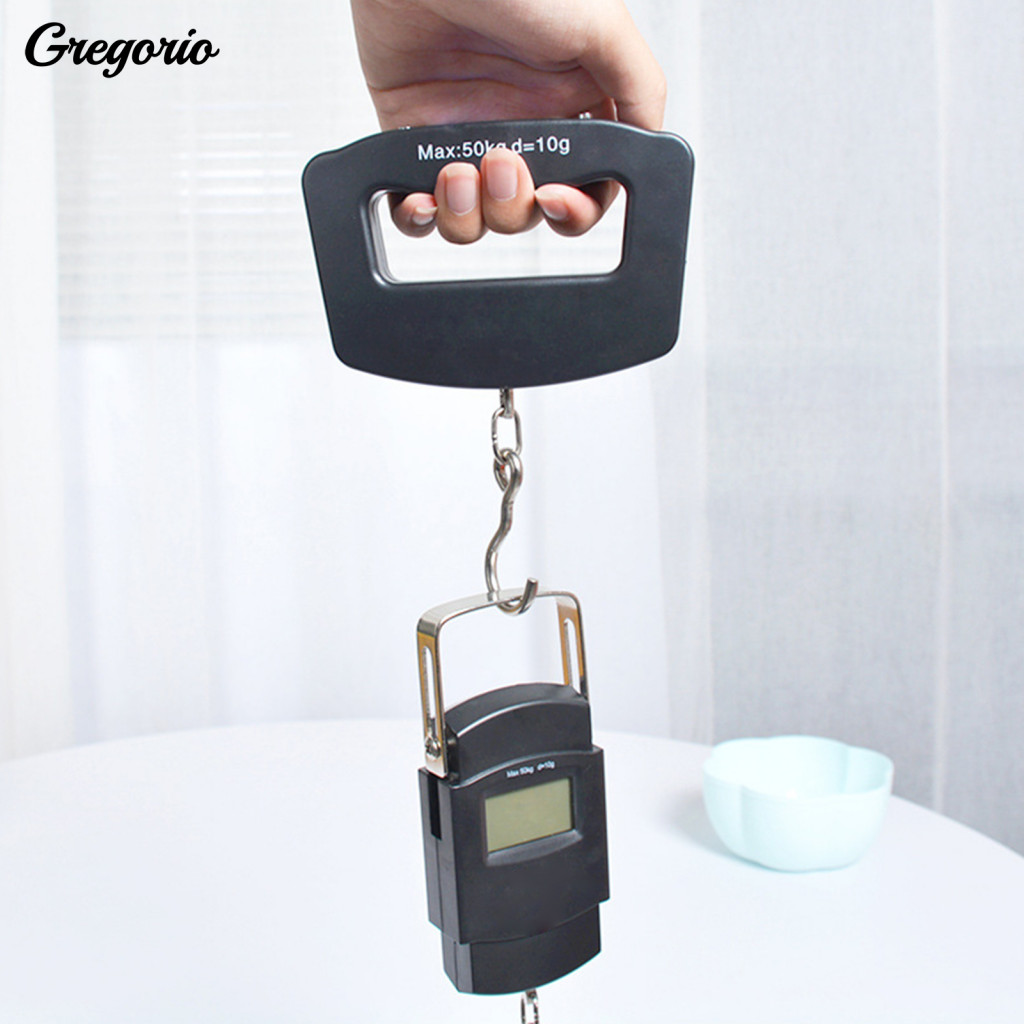110 Lbs/50 Kg Digital Scale Electronic Luggage Scale Portable ...