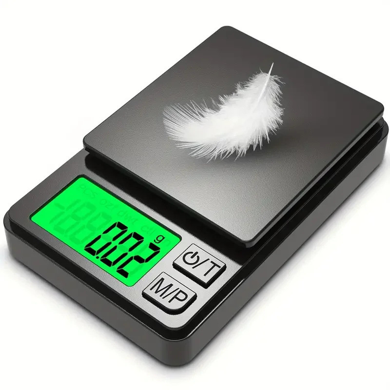Precision Pocket Scale 500g X 0.1g - Digital Gram Food Jewelry Ounces ...