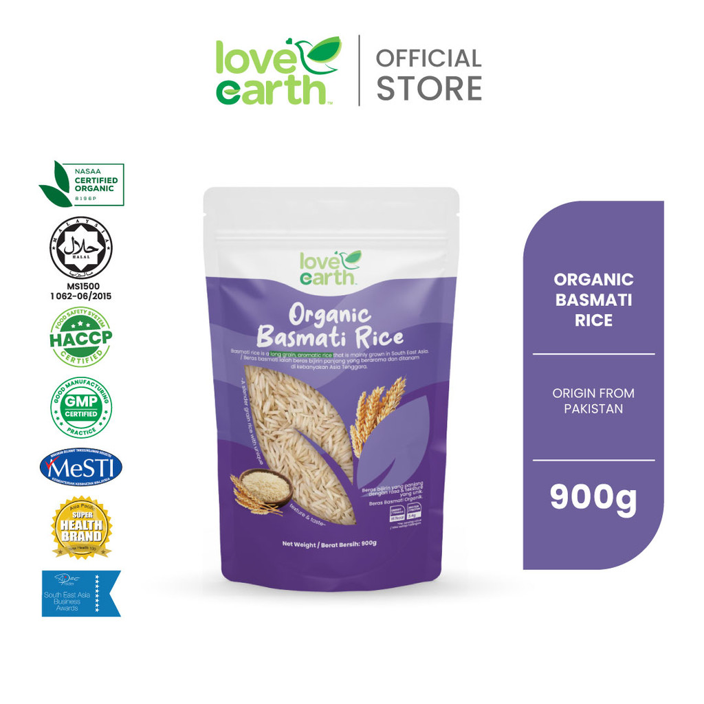 Organic Basmati Rice 900g | Shopee Malaysia