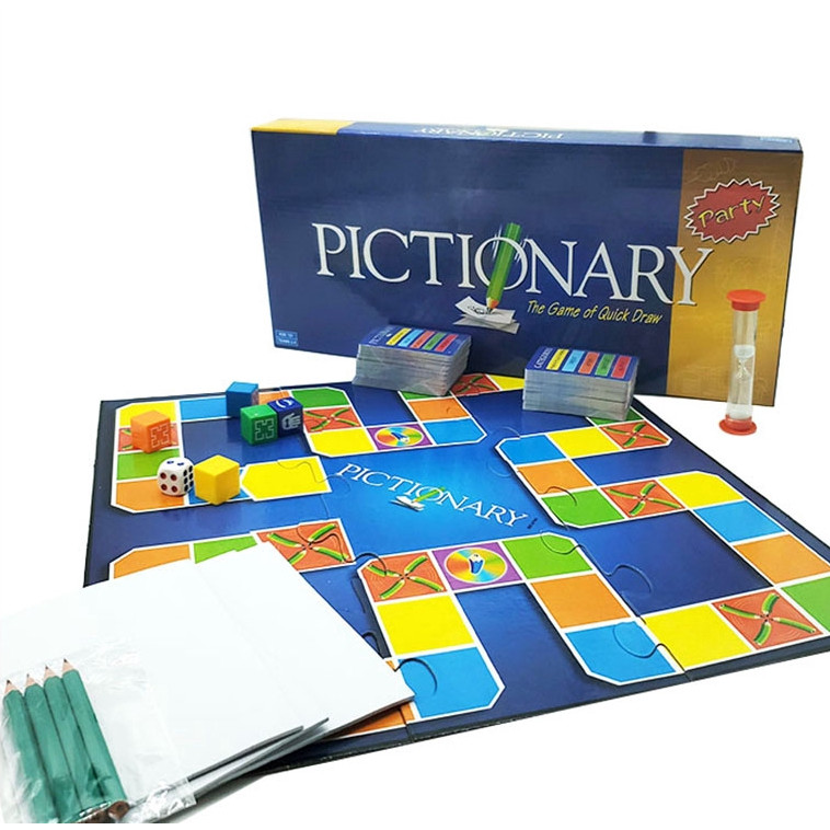 Board Game Pictionary Party Edition The Game of Quick Draw Family Party ...