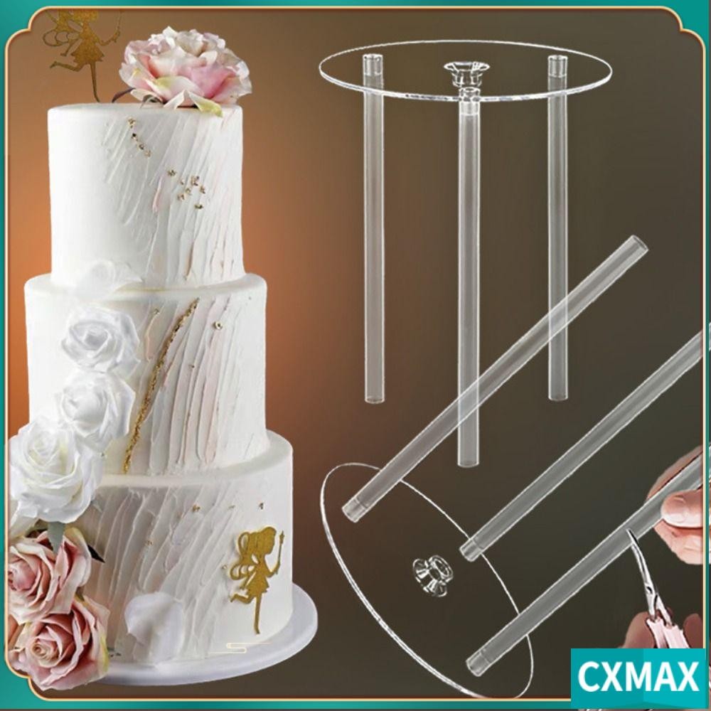 CVMAX Multi-layer Cake Stand, Cake Stands Support Transparent Cake Tier ...