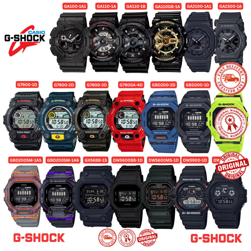 (G-Shock) G-7900A-4D,G-7900-2D,G-7900-3D,GX-56BB-1S,G-7900-1D,DW-5600BB-1D,GBD-200-2D,GA-2100 ...