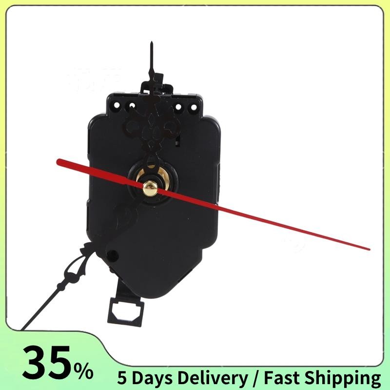Black Quartz Clock Pendulum Movement Mechanism Motor & Fittings DIY ...