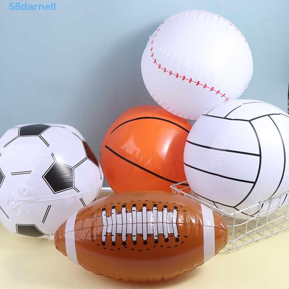 DARNELL Inflatable Football, Rugby Blow Up Inflatable Baseball, Water ...
