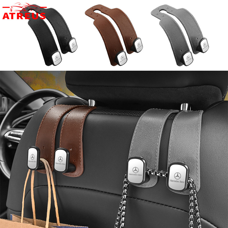 Mercedes Car Back Seat Hook Double Hook Seat Rear Multifunction Hanger ...