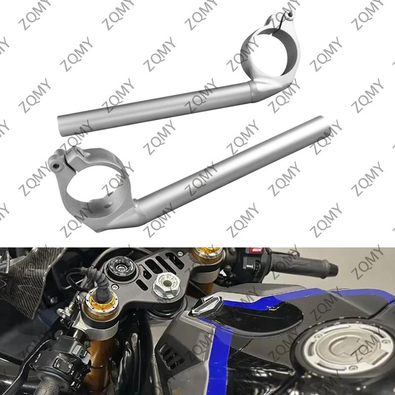 YZF-R1 Motorcycle Fork Tube Clip-on Handlebar Mount Clip Risers for ...