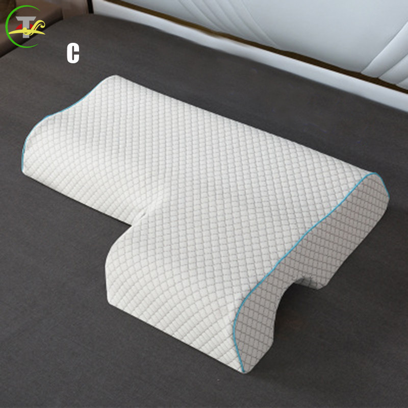 Couples Pillow Arched Cuddle Pillow With Slow Rebound Memory Foam For ...