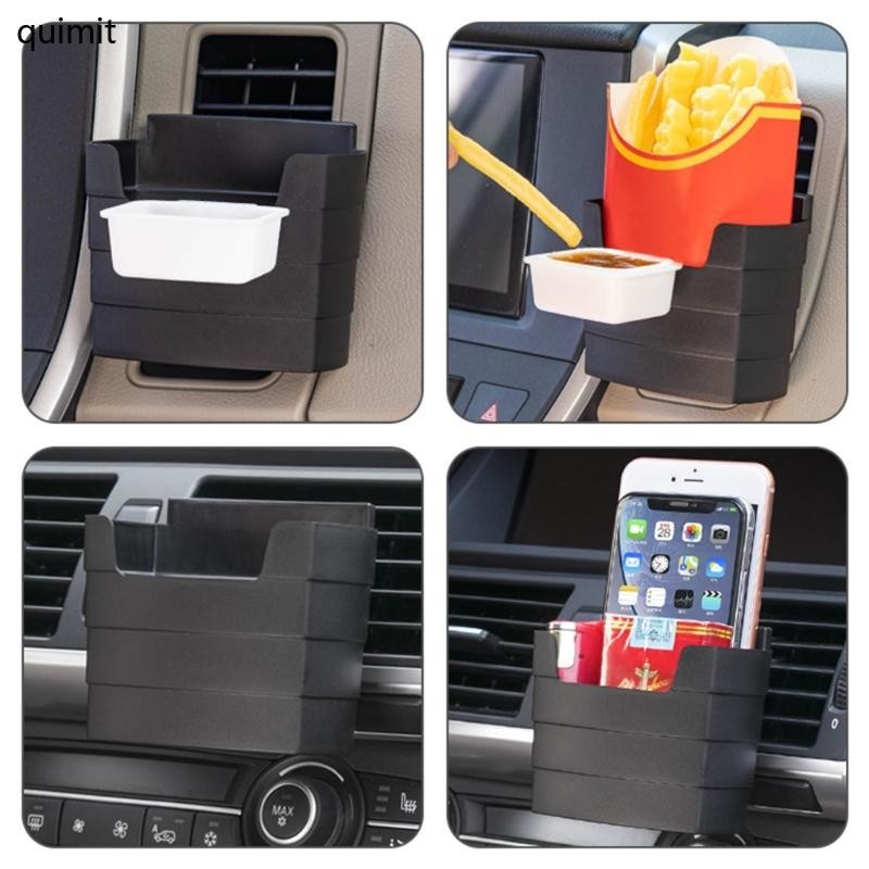 QUIM Portable Car French Fries Cup Holder Fries Snacks Box Plastic ...