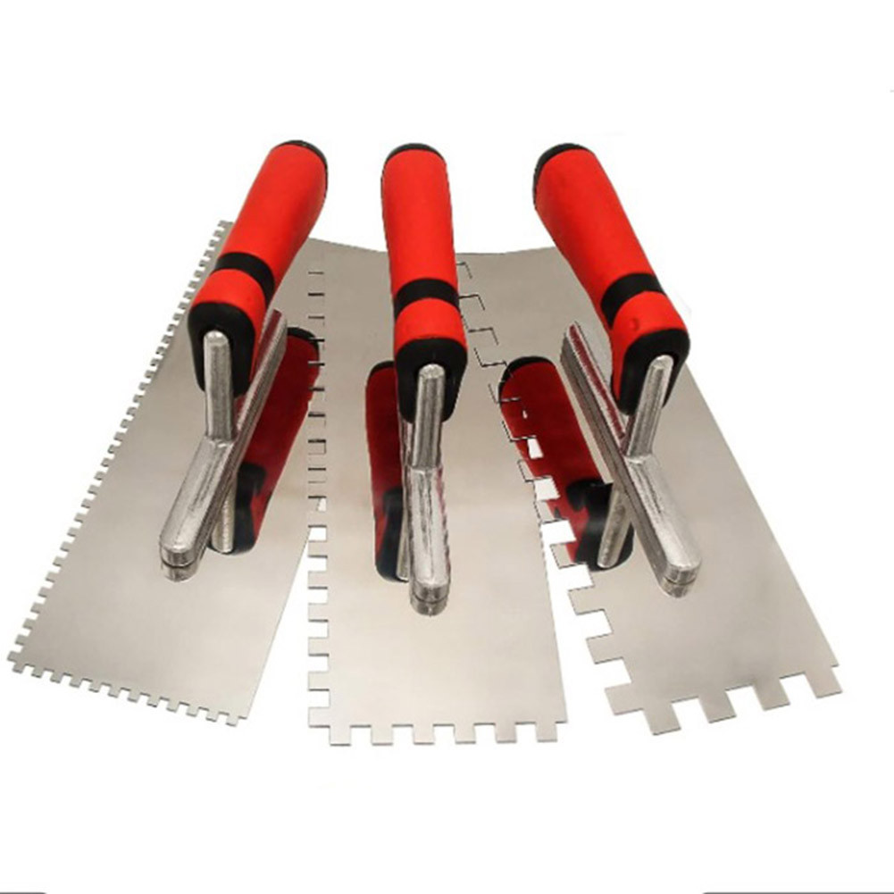 [SEV]1pc Trowel Front Square Tooth Concrete Trowel For Wall Floor ...