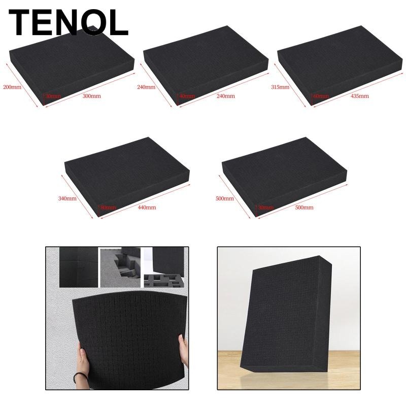 TENOL Packing Foam Sheet Folding Mesh Shockproof Sponge Pre Cut Insert ...