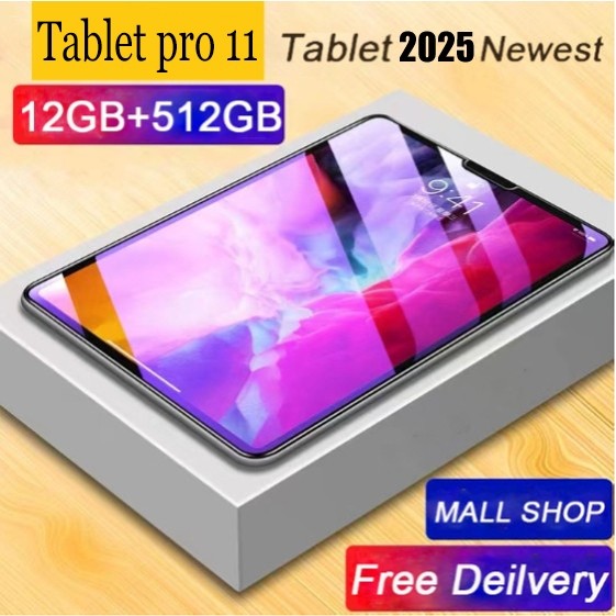 2025 tablet baru 512GB Android tablet 12 inci LargeScreen Android12 ...