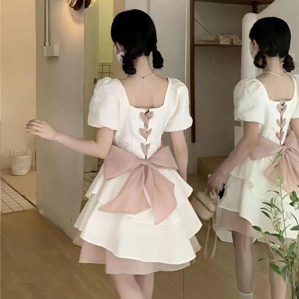 balletcore dress dress sulam goddess dress Ballet Summer Narrow Waist ...