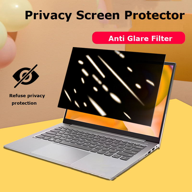 Anti-scratch Clear and Anti Spy Privacy Laptop PC Notebook Anti-glare ...