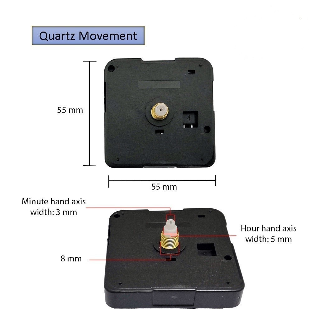 Wall Clock Machine Engine Motor Quartz Sweep Silent Movements I Engin ...