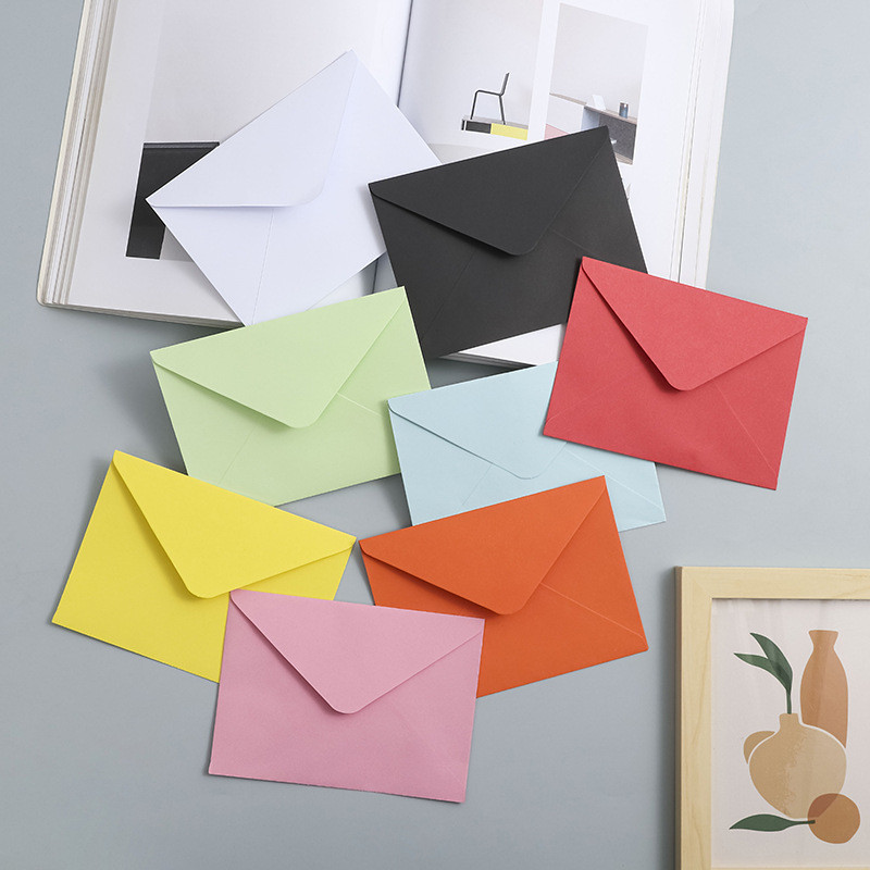 Retro Simple Wind Western Classical Color Kraft Paper Envelope Saliva ...