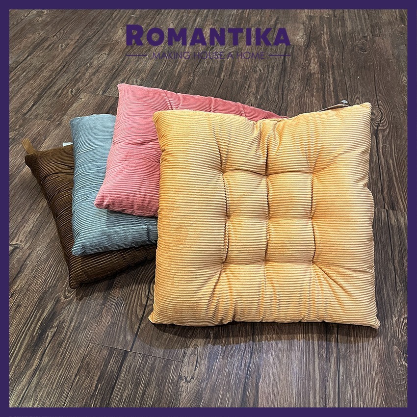 Romanitka VELVET SEAT CUSHION 40x40CM Kusyen Kerusi Duduk Soft Floor ...