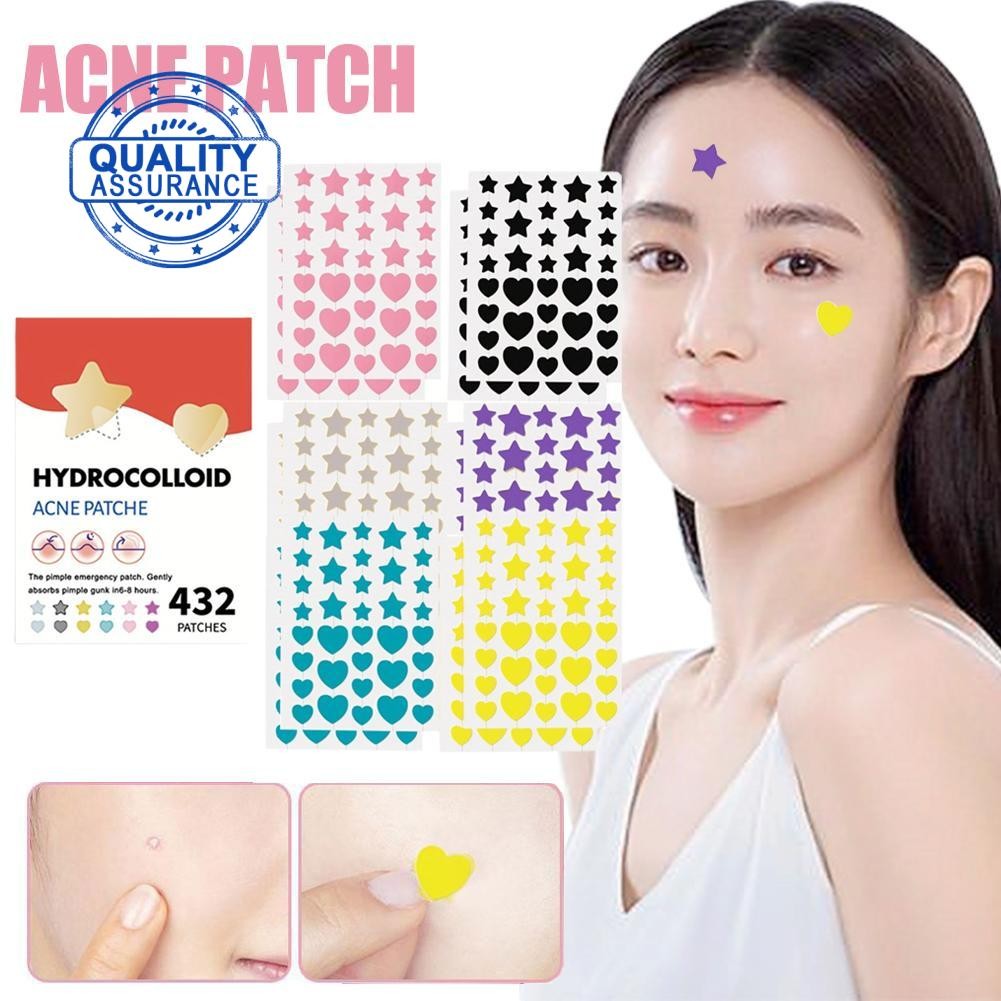 Large Size Star Love Acne Patch Mild And Non-irritating Acne Skin Fade ...