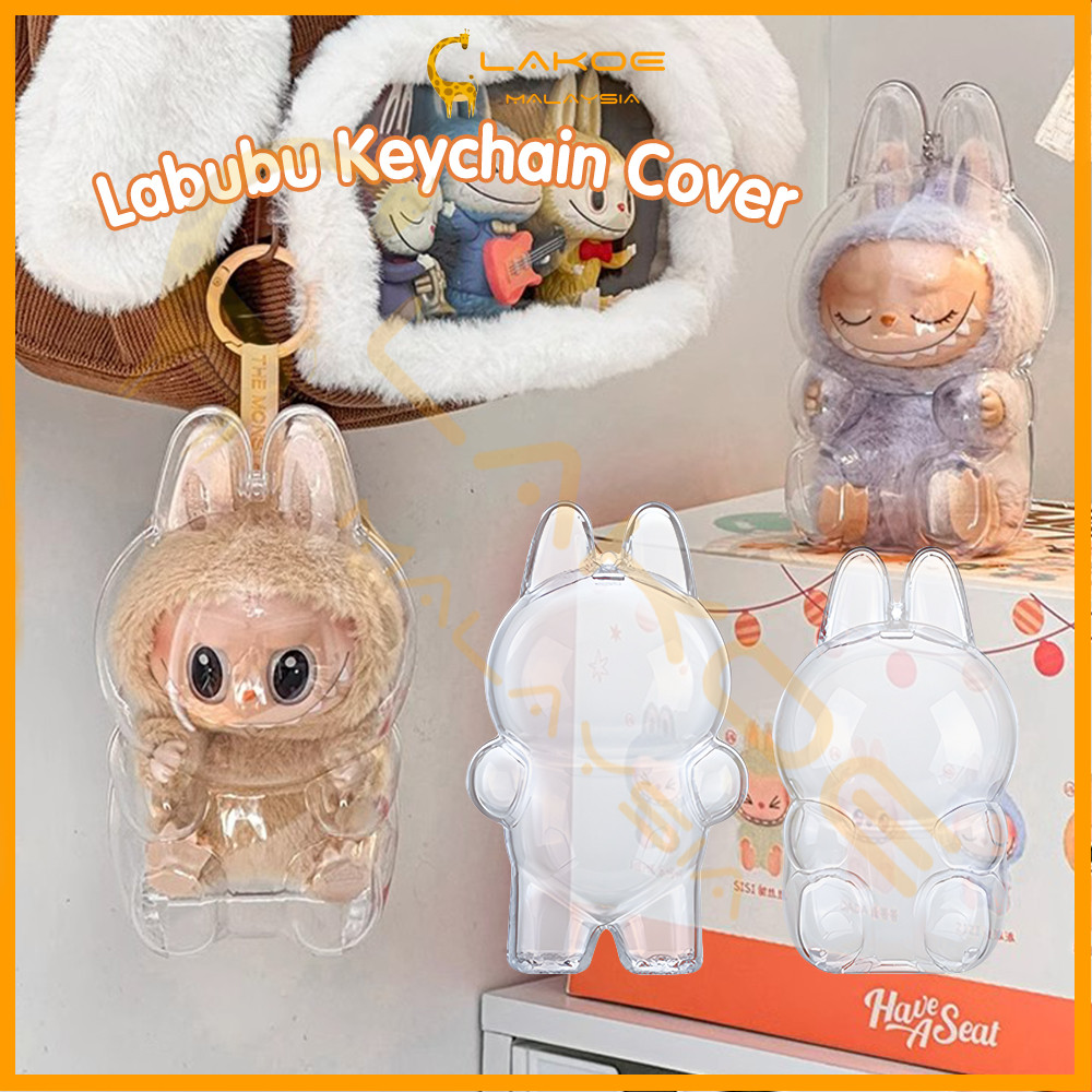 lakoe Labubu Transparent Cover Labubu V2/V1 Protective Acrylic Case ...