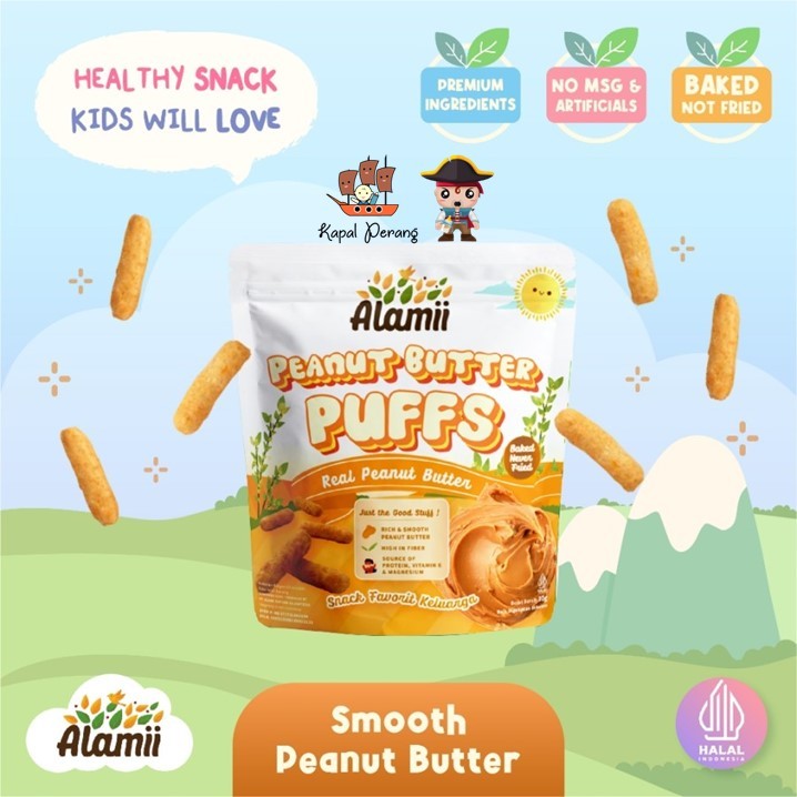 Alamii Peanut Butter Puffs - 30grams | Shopee Malaysia