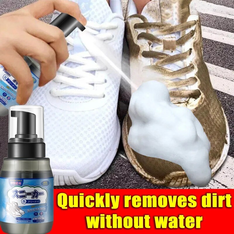 Japan Original Import Shoes Cleaning Foam White Shoes Cleaner Wash-Free ...