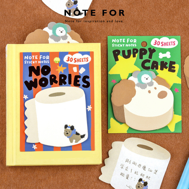 ENWEI 30 Pcs [Fun And Cute Animal Sticky Notes Series] Message Notes ...
