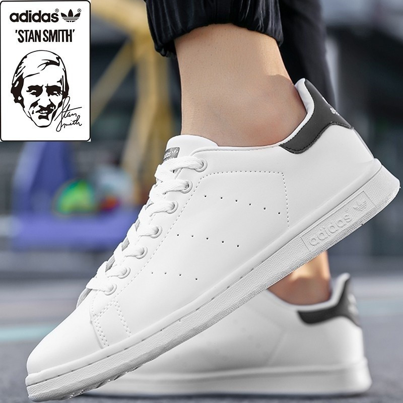 Clover asal Adidd STAN SMITH lelaki dan wanita kasut putih klasik ...