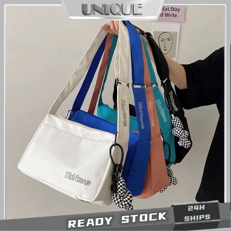 Ins Small Retro Street Photography Simple Large-capacity Messenger Bag ...