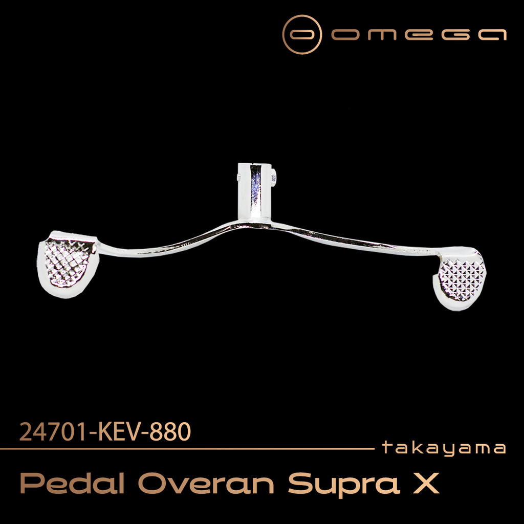 Takayama Pedal Overan 3mm Supra X (Chrome) | Shopee Malaysia