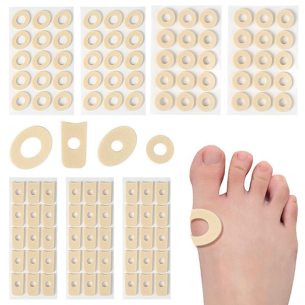 15PCS/Sheet Callus Cushions Shoes Heel Pad Foam Round Toe Foot Corn ...