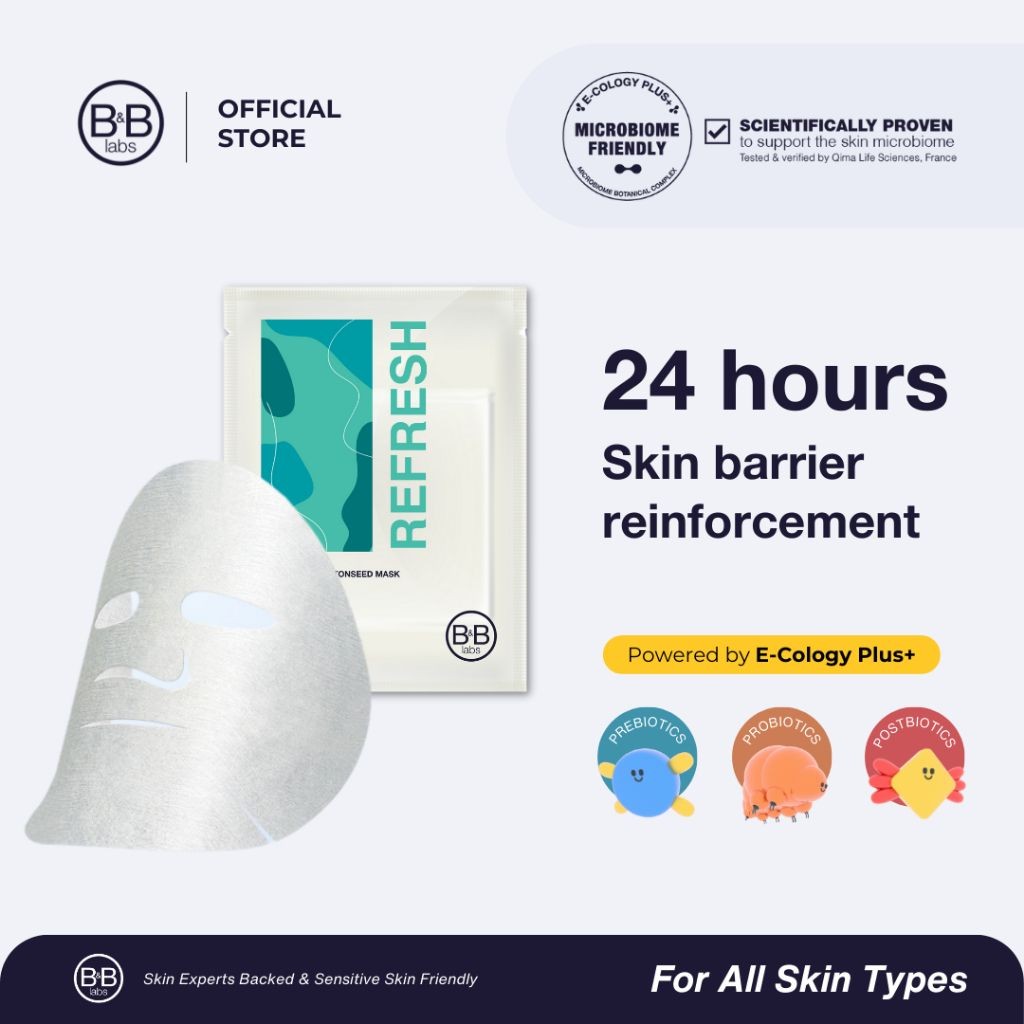 B&B Labs REFRESH Hydrating Cottonseed Mask | Pro-Vitamin B5 ...